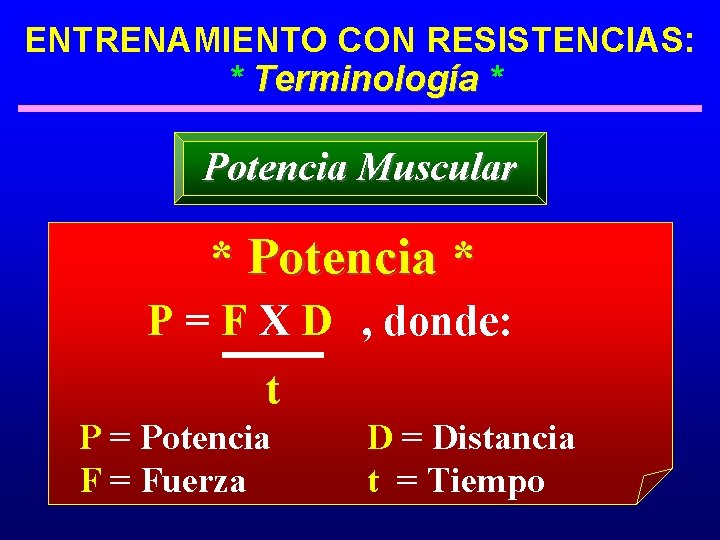 ADAPTACIONES NEUROMUSCULARES Entrenamiento con Resistencias Prof Edgar ...