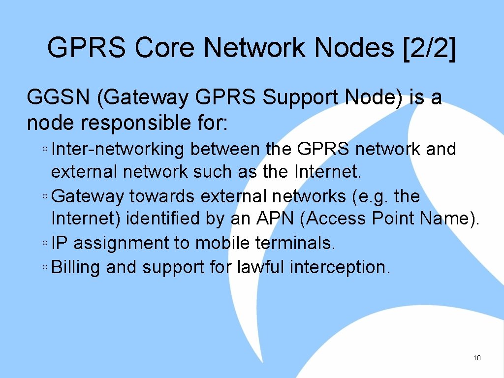 Monitoring Mobile Network Traffic 3 GLTE Luca Deri