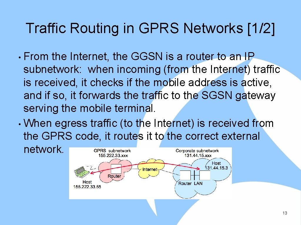 Monitoring Mobile Network Traffic 3 GLTE Luca Deri