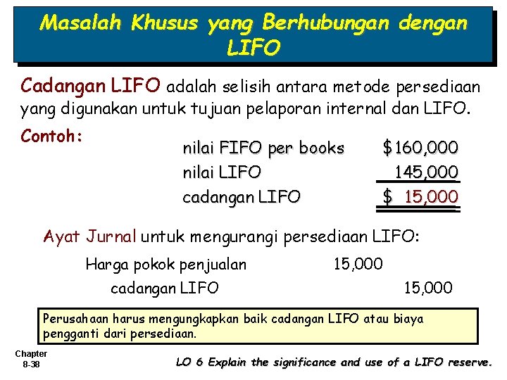 Penilaian Persediaan Pendekatan DasarBiaya Bab 8 Akuntansi Intermediate