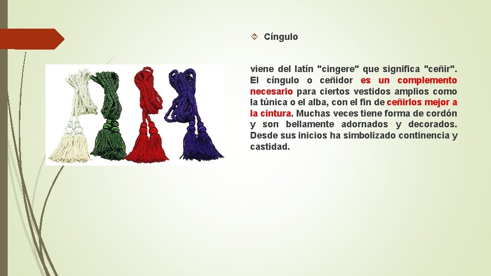 Elementos litrgicos Vestimentas objetos lugares mobiliarios y libros