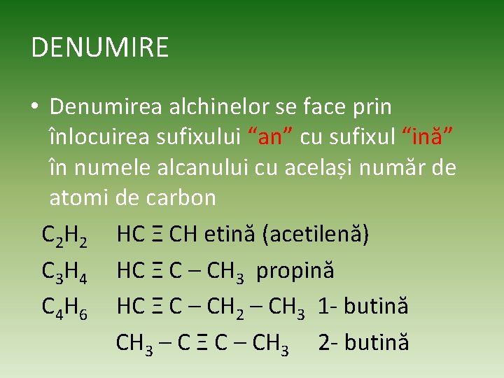 ALCHINE Profesor Anghelache Dobrescu Maria DEFINIIE Alchinele sunt