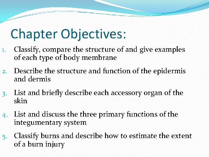 Chapter 5 Study Guide Integumentary System Body Membranes