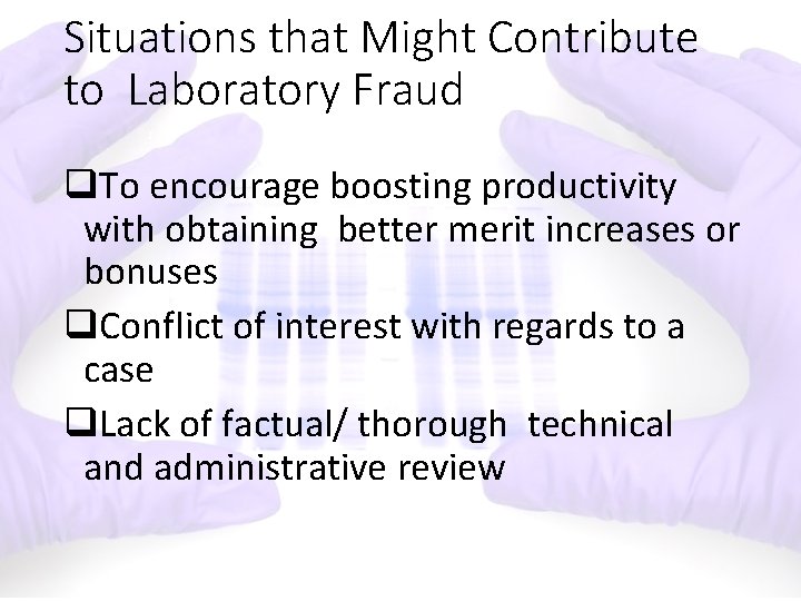 Laboratory Data Integrity Ashraf Mozayani Pharm D Ph