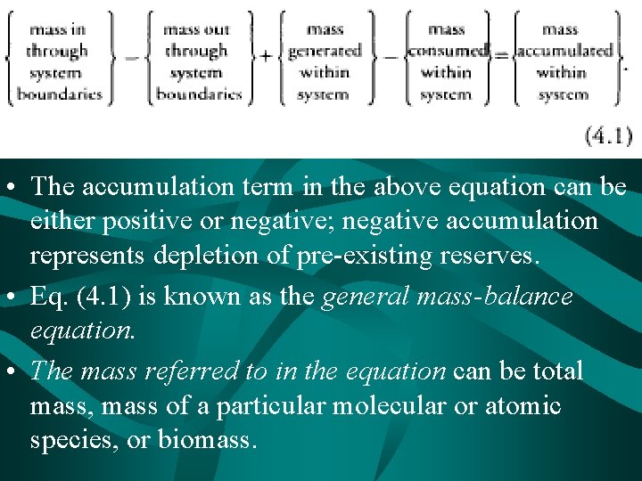Advanced Bioprocess Engineering Material Balances Lecturer Dr Kamal