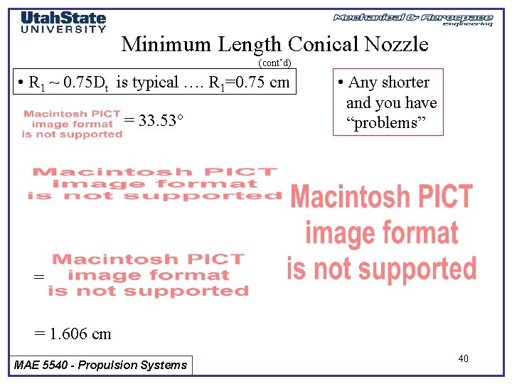 Method of Characteristics Minimum Length Nozzle and Aerospike