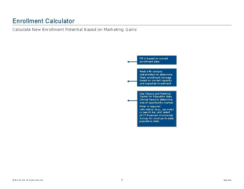 Strategic Enrollment Management Plan Framework Community College Executive