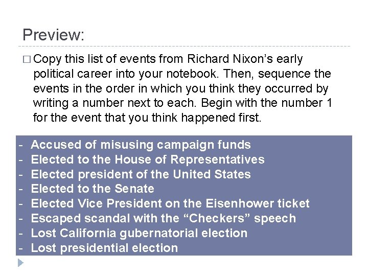 The Rise and Fall of Richard Nixon In