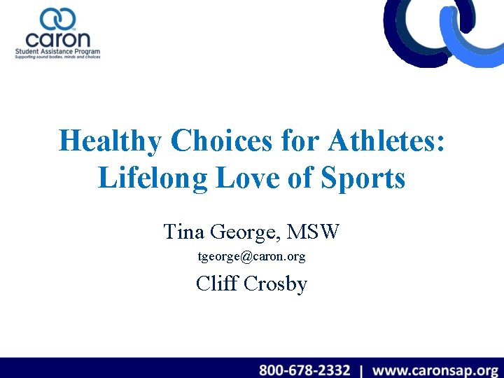 Healthy Choices for Athletes Lifelong Love of Sports