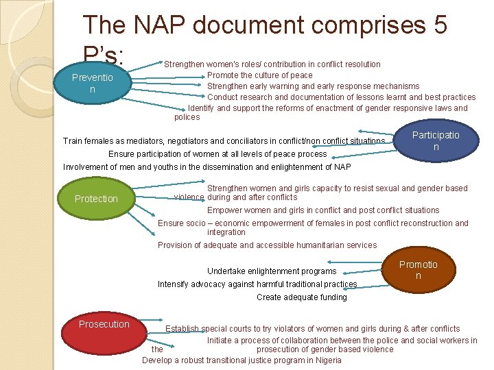 NATIONAL ACTION PLAN NAP ON UN RESOLUTION 1325