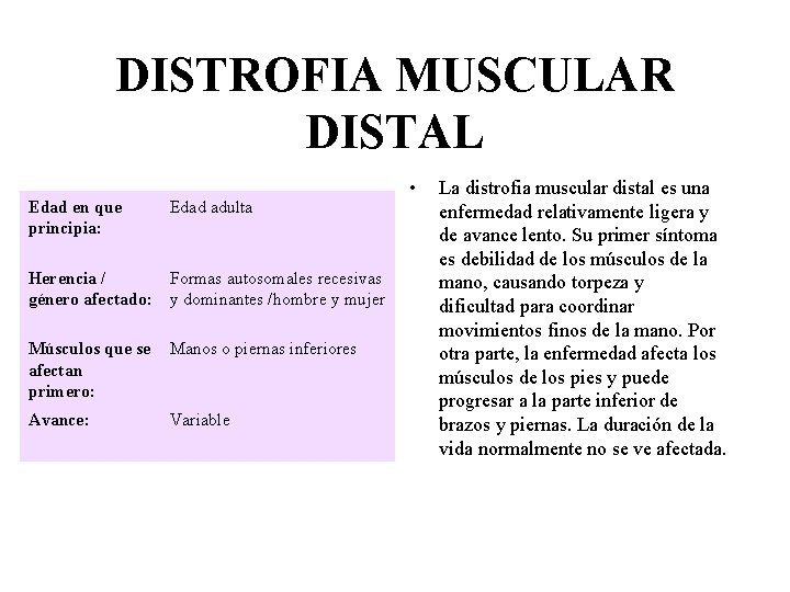 DISTROFIA MUSCULAR Qu es la distrofia muscular El