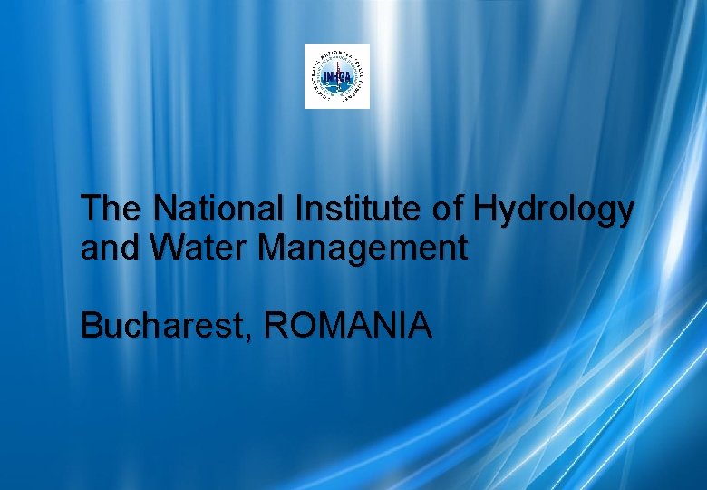 The National Institute of Hydrology and Water Management