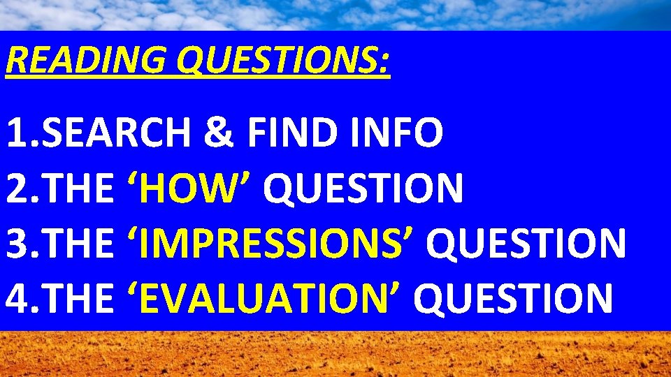 GCSE ENGLISH LANGUAGE PAPER 1 QUESTION 1 UNSEEN