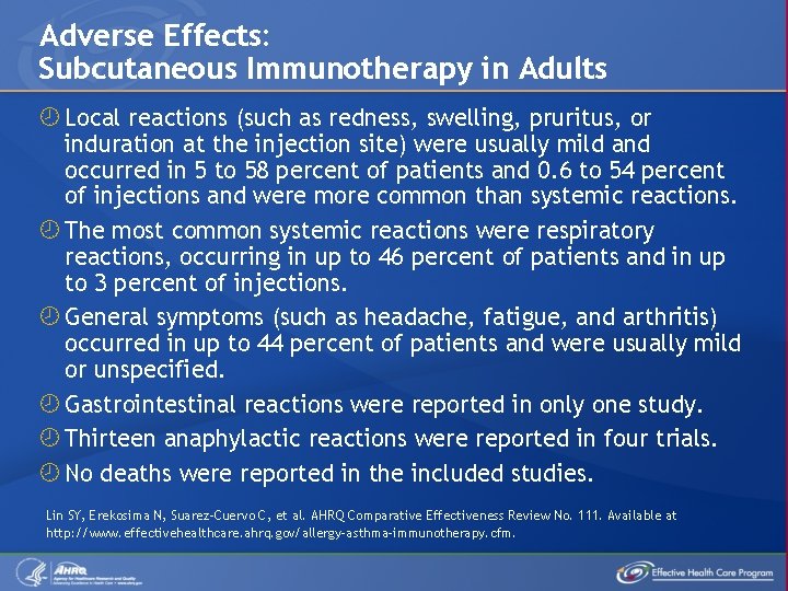 Subcutaneous and Sublingual Immunotherapy To Treat Allergic ...