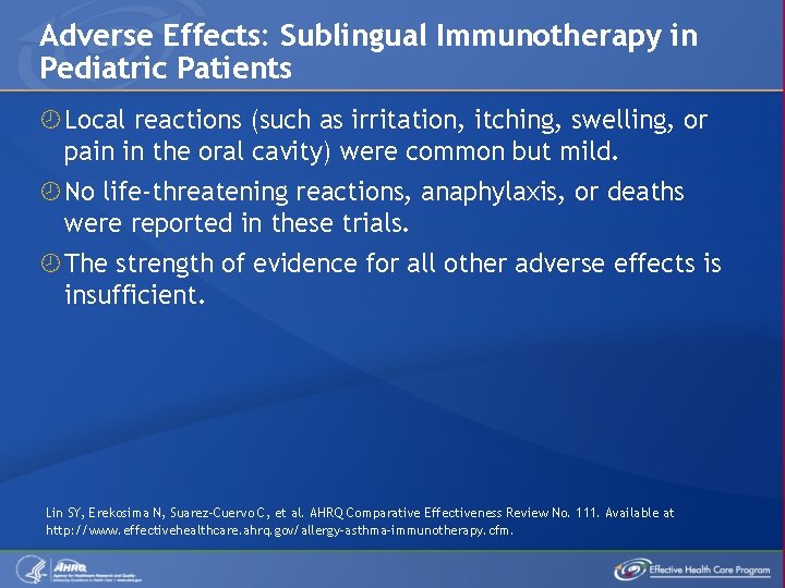 Subcutaneous and Sublingual Immunotherapy To Treat Allergic ...