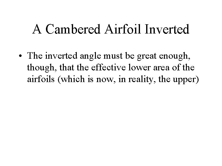 Airfoil Terminology and Pressure Distribution Lecture 3 Chapter