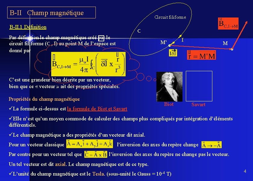 ELECTROMAGNETISME B MAGNETOSTATIQUE Ne pas confondre avec 1