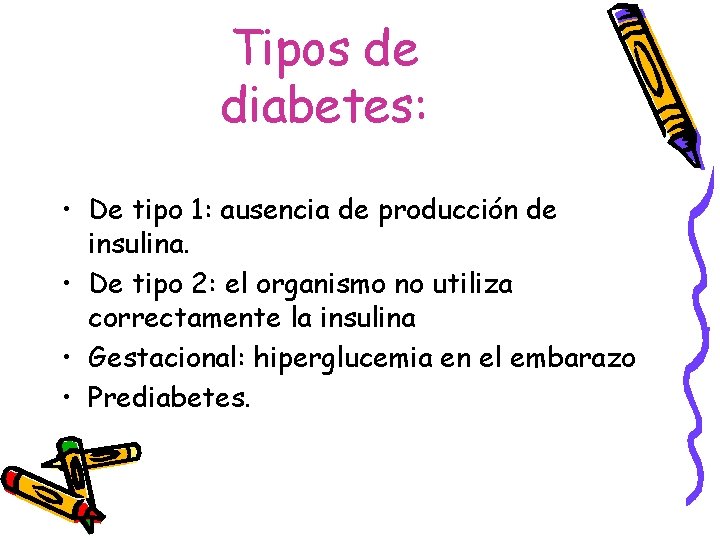 La diabetes o diabetes mellitus ndice 1 Definicin