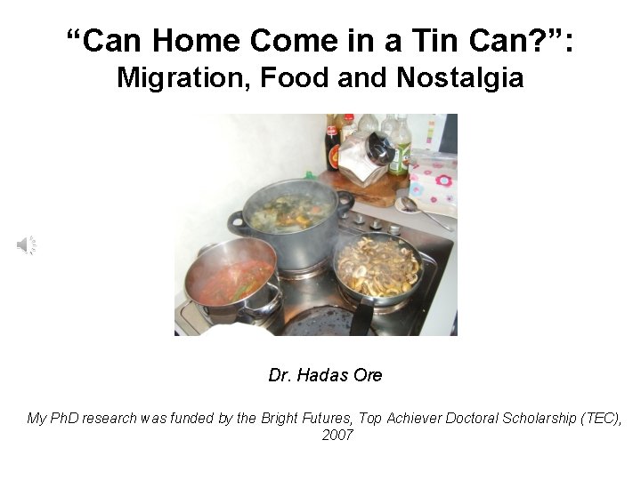Can Home Come in a Tin Can Migration
