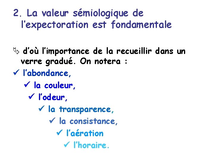 SEMIOLOGIE DE LAPPAREIL RESPIRATOIRE Dr k BENHARRATS medecine