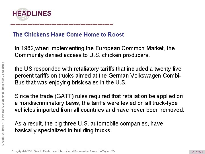 1 Tariffs and Quotas with Home Monopoly Chapter