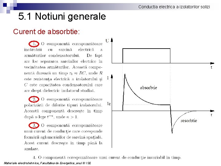 Materiale electrotehnice II Conductia electrica 5 Conductia electrica