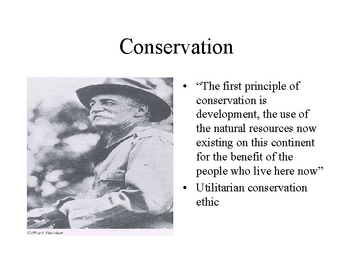 Outline What is Conservation Biology Philosophy and Origins