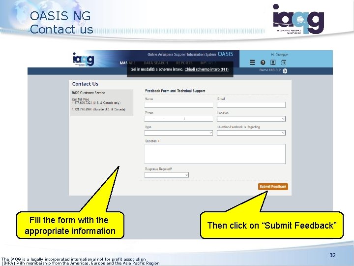 OASIS Next Generation Project Summary Tim Lee July