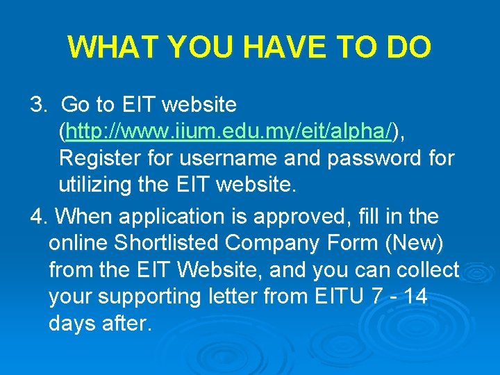 ENGINEERING INDUSTRIAL TRAINING Kulliyyah of Engineering IIUM Semester