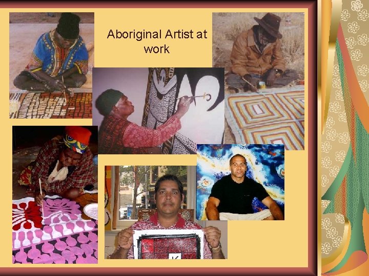 Aboriginal Art work The cultural art of the