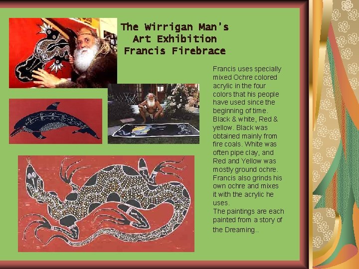 Aboriginal Art work The cultural art of the