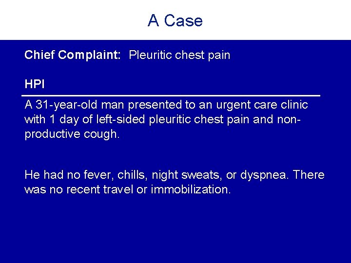 DIAGNOSTIC SCHEMA JGIM EXERCISES IN CLINICAL REASONING Teaching