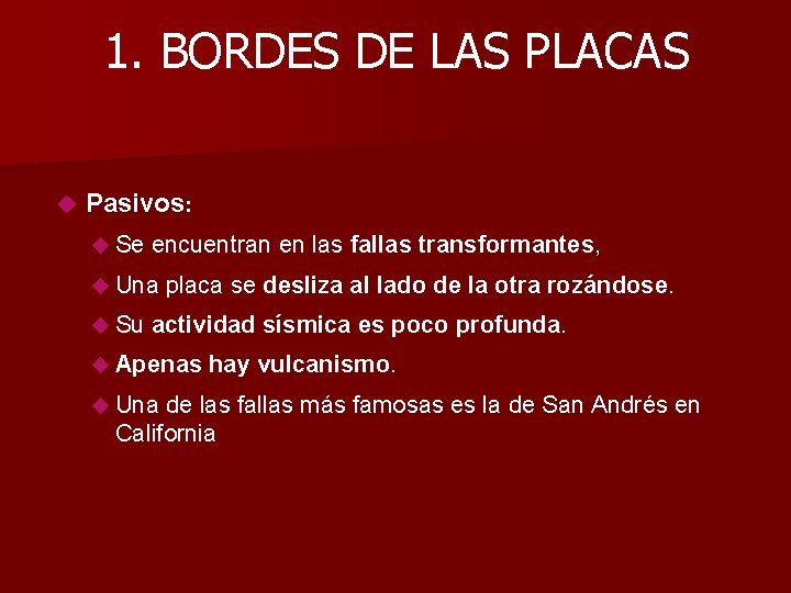 TEMA 4 LA TECTNICA DE PLACAS UNA TEORA