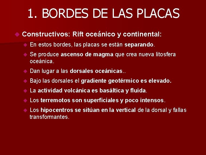 TEMA 4 LA TECTNICA DE PLACAS UNA TEORA