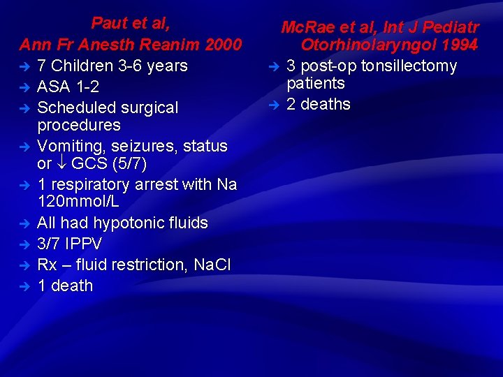 Slide 1 Intravenous Fluids in Children NPSA Guidelines
