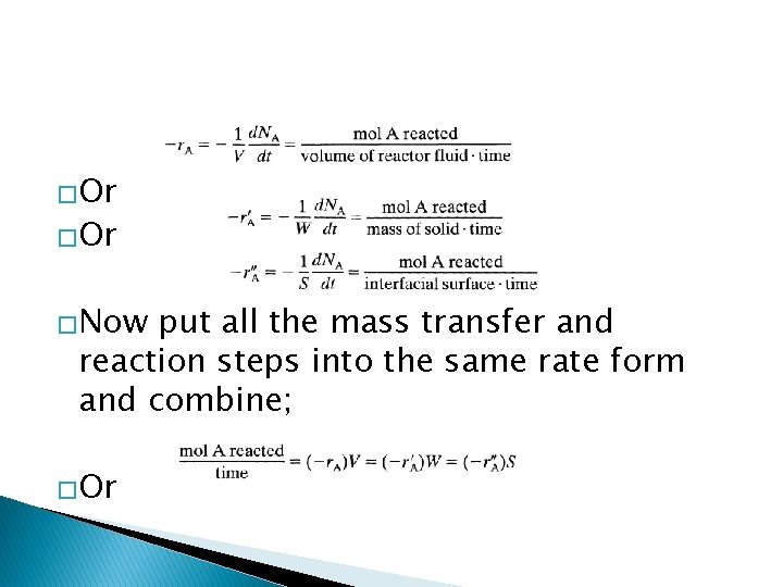 Chemical Reaction Engineering II 7 a CHE 424