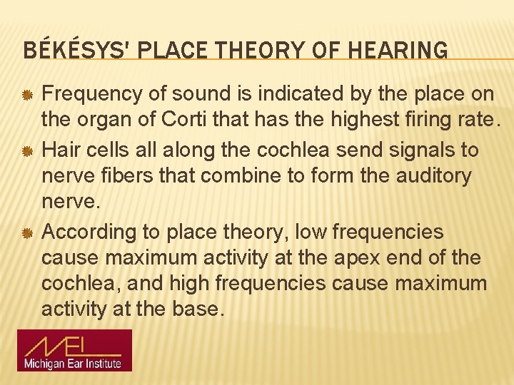 HYBRID COCHLEAR IMPLANTATION TREATMENT FOR HIGH FREQUENCY HEARING