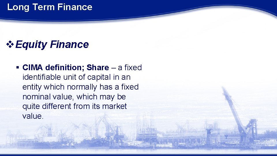 Long Term Finance Management Level Paper F 2