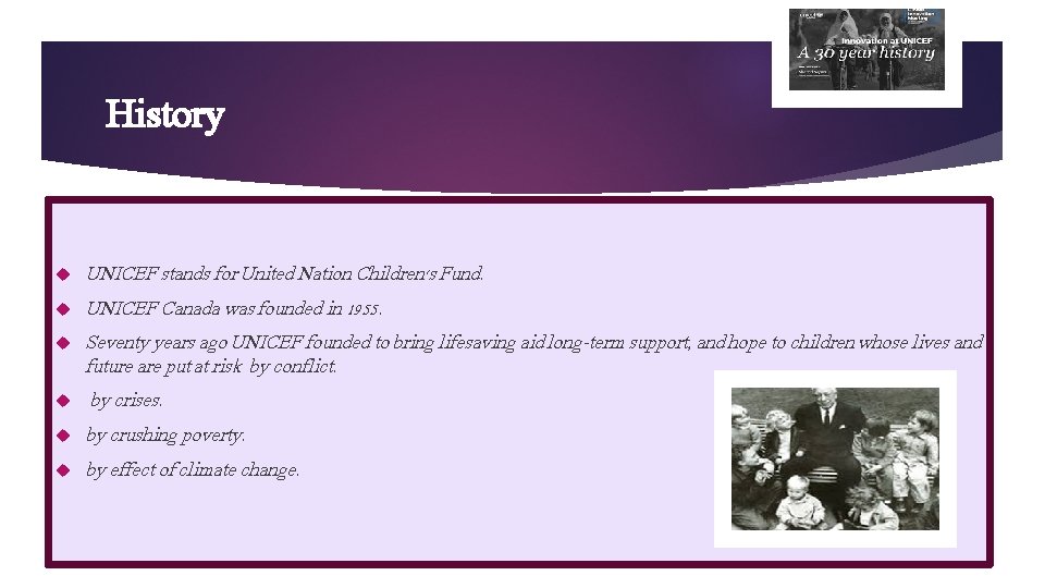 UNICEF Canada Saving Childrens Lives Around the globe