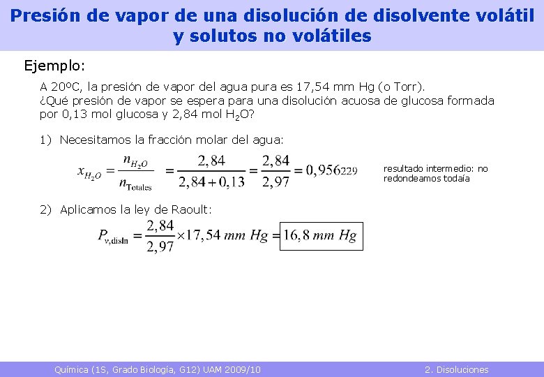 2 Disoluciones Qumica 1 S Grado Biologa G
