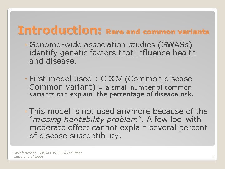 Rare and common variants twenty arguments G Gibson