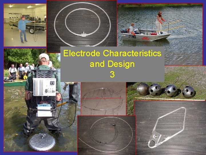 Electrode Characteristics and Design 3 Session Purposes Participants