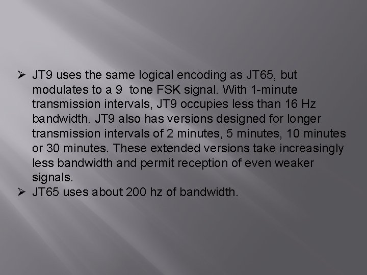 Jt65 bandwidth - superstorelasopa