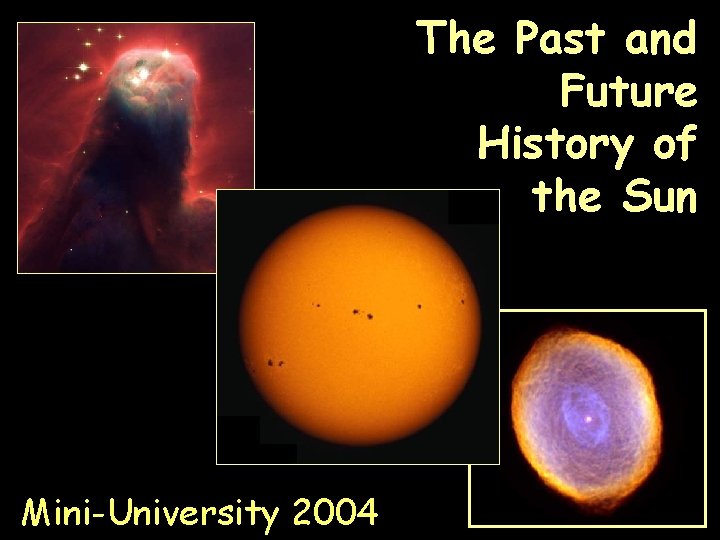 The Past and Future History of the Sun