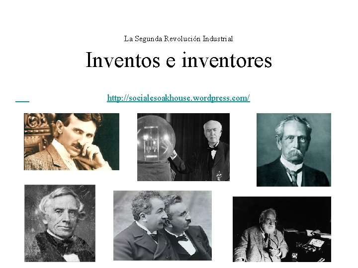 TEMA 5 La Segunda Revolucin Industrial ndice 1