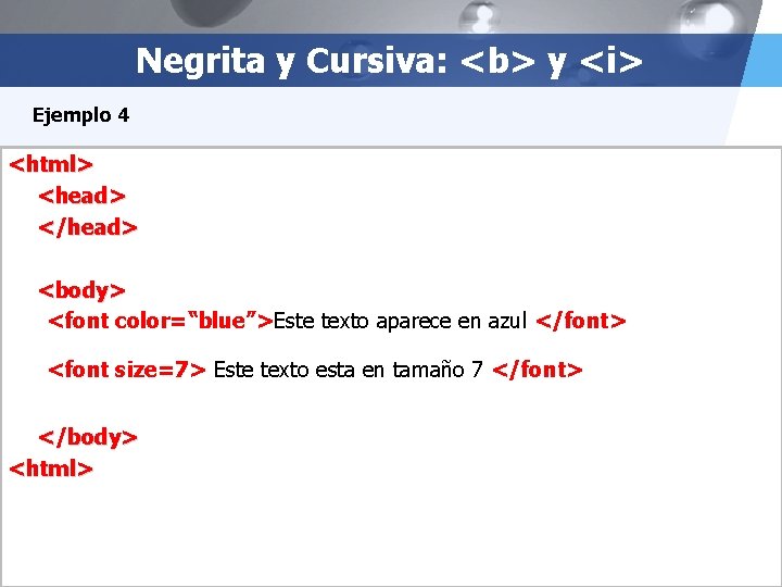 LOGO HTML Principales Etiquetas p hn strong i