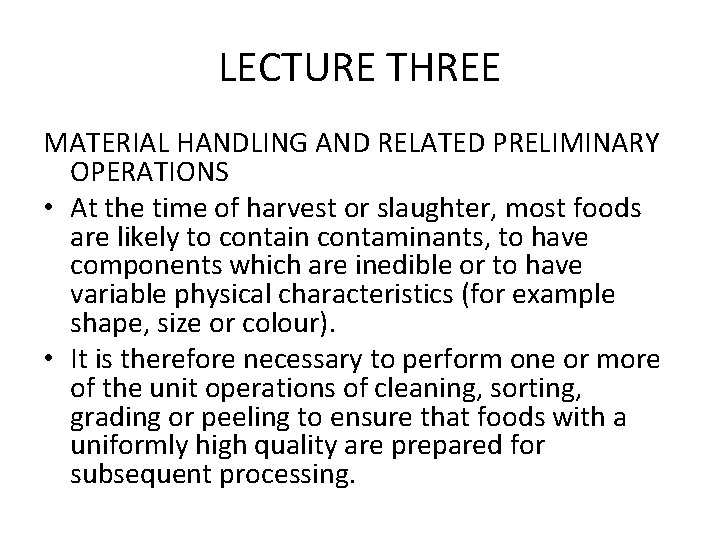 UNIT OPERATIONS IN FOOD PROCESSING BY SOBUKOLA O