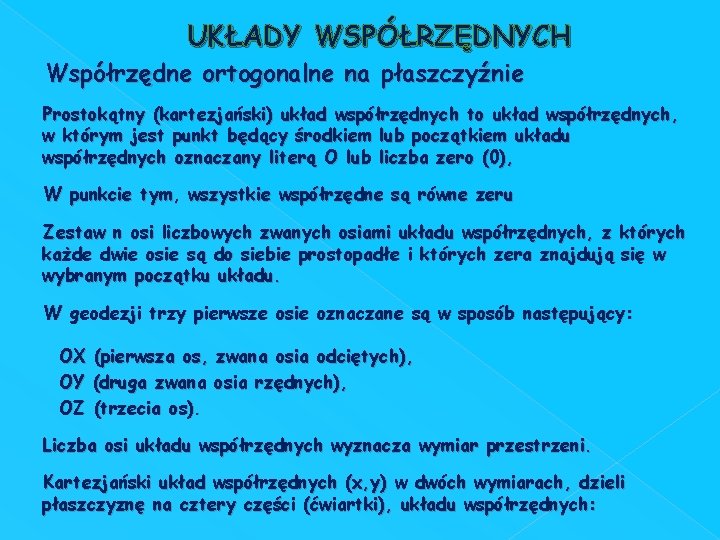 GEODEZJA INYNIERYJNA MIERNICTWO prof dr hab n techn