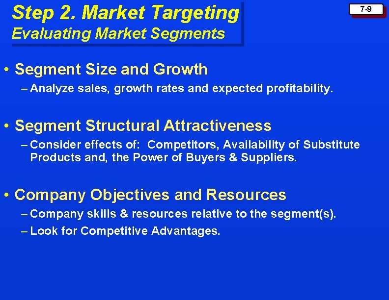 7 1 PRINCIPLES OF MARKETING Chapter 7 Market