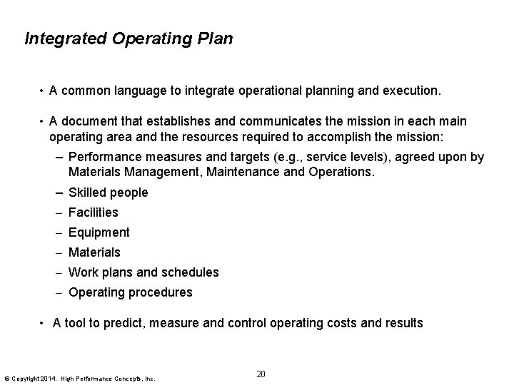 Best Practices in Materials Management for Maintenance Operations